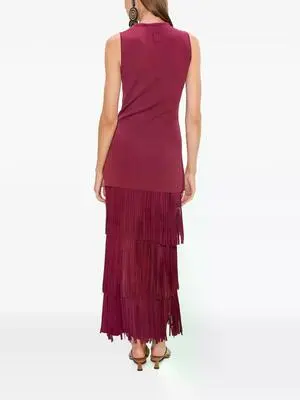 SIMONMILLER Za Za Tiered Fringe Maxi Skirt
