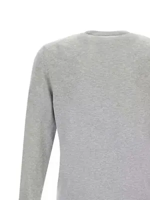 Eleventy Ribbed-trim Cotton Sweater