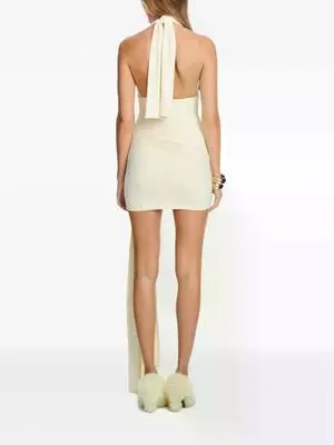 AXEL 113 Coco Draped Halterneck Fitted Mini Dress