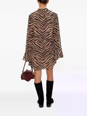 SIMONMILLER Tiger-print Mini Dress