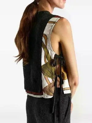 Dorothee Schumacher Printed Side-tie Vest