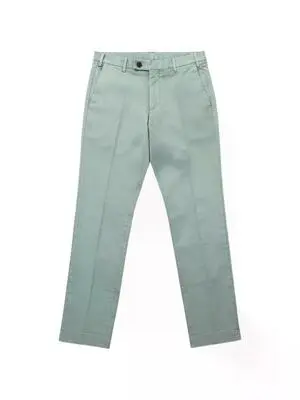 MICHAEL COAL Pressed-crease Tailored Trousers - Blue