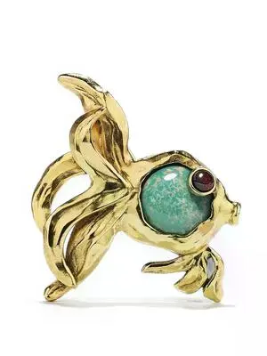 GOOSSENS Lagune Fish Brooch - Gold