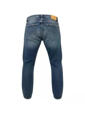 MICHAEL COAL Stone-washed Five-pocket Jeans - Blue