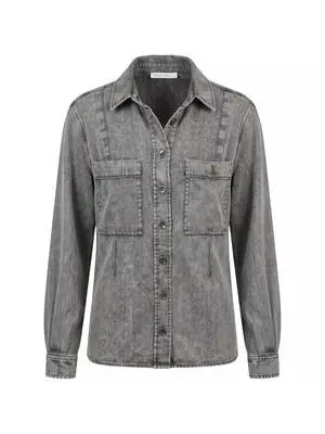 Patrizia Pepe Washed Textured Shirt
