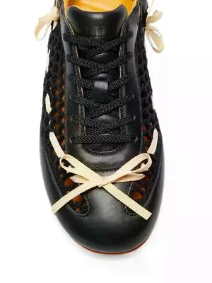 LILI CURIA Zola Bow-embellished Sneakers