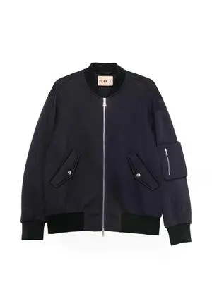 Plan C Zip-up Bomber Jacket
