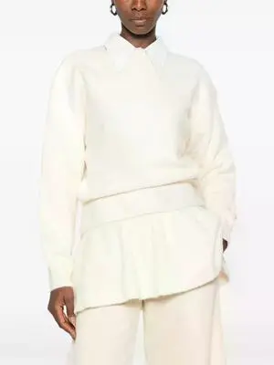 Source Unknown Corinth Peplum-details Sweater