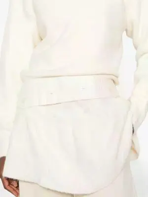 Source Unknown Corinth Peplum-details Sweater