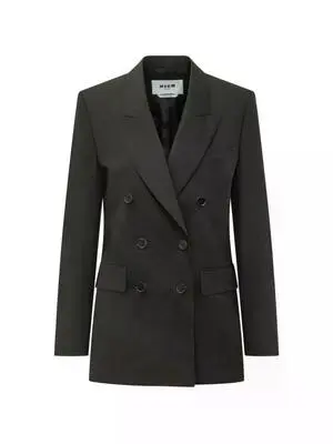 MSGM Double-breasted Peak-lapels Blazer