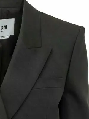 MSGM Double-breasted Peak-lapels Blazer