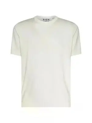 John Richmond Logo-patch T-shirt - Neutrals