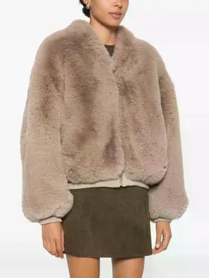 THE FRANKIE SHOP Faux-fur Bomber Jacket