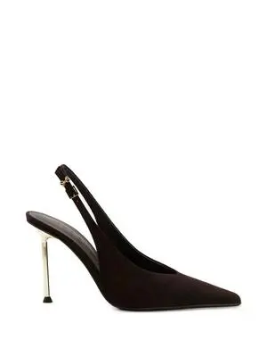 SERGIO LEVANTESI Sergio Levantesi Petra Suede Slingback Pumps