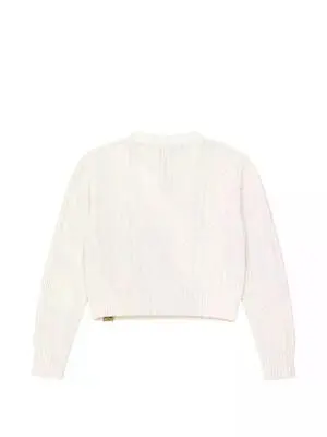 Moschino Cable-knit V-neck Cardigan
