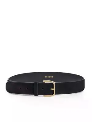 Sandro Suede Buckle-fastening Belt