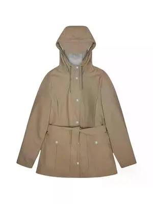Rains Curve Belted Raincoat