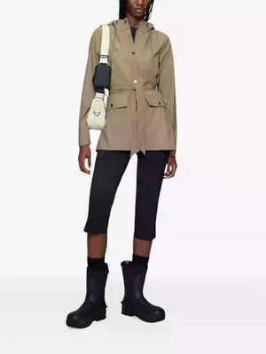 Rains Curve Belted Raincoat