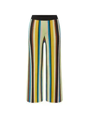 SIMONMILLER Jabber Stripe-knit Trousers - Yellow
