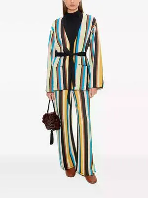 SIMONMILLER Jabber Stripe-knit Trousers