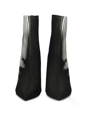 United Nude Graphic-print Pointed-toe Ankle Boots