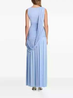 AXEL 113 Isabell Draped Fitted Maxi Dress