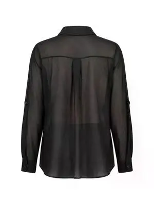 LARA Sheer Button-up Shirt