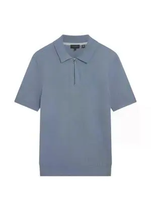 Ted Baker London Givrans Zip-up Polo Shirt
