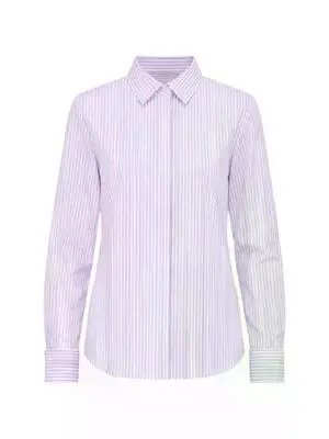 FAY Striped Long-sleeve Shirt - Pink