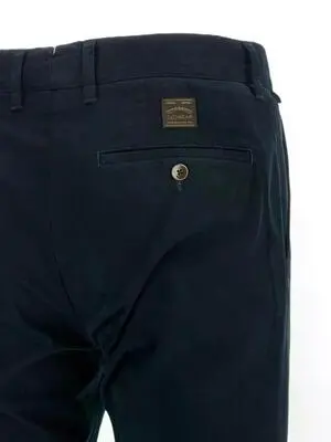 Incotex Straight-leg Cotton-canvas Trousers - Blue