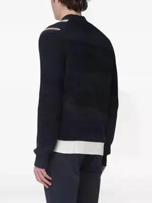 KANGRA Intarsia-knit Button-up Cardigan