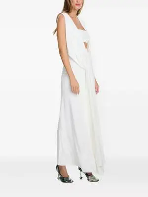 AXEL 113 Cleo Cut-ou Draped Maxi Dress