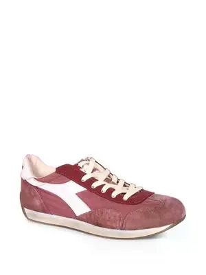DIADORA Equipe Vela Sw Suede-panelled Sneakers - Red