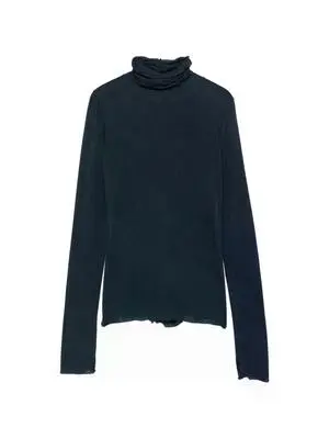 DANIELE FIESOLI Roll-neck Cashmere Knit - Blue