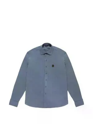 REFRIGIWEAR Cape May Logo-patch Shirt - Blue