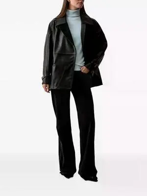 TRUSSARDI Leather Biker Jacket