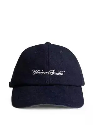 EDMMOND STUDIOS Lyles Logo-embroidered Cap - Blue