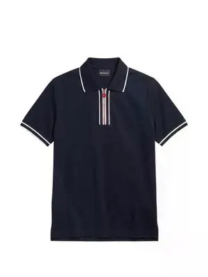 Kiton Zip-fastening Piqué Polo Shirt