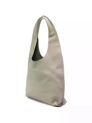 A.p.c. Neige Clou Pebbled-leather Tote Bag - Green