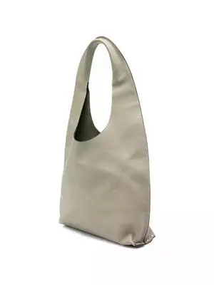 A.p.c. Neige Clou Pebbled-leather Tote Bag - Green