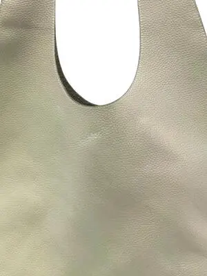 A.p.c. Neige Clou Pebbled-leather Tote Bag - Green