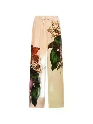 PIERRE-LOUIS MASCIA Kandox Floral-print Trousers