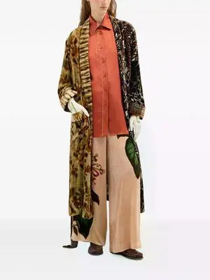 PIERRE-LOUIS MASCIA Kandox Floral-print Trousers