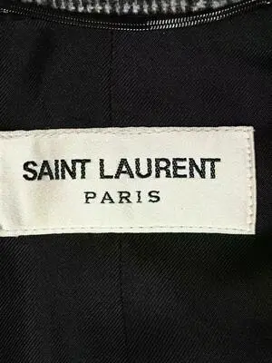 Saint Laurent 2023 Checked Single-breasted Blazer