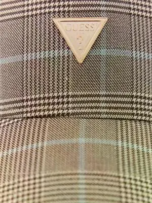 Guess Prince Of Wales Checked Cap