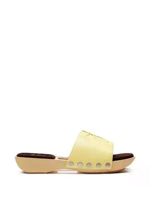 LILI CURIA Uma Lace-up Studded Sandals