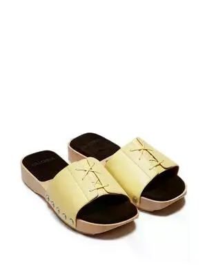 LILI CURIA Uma Lace-up Studded Sandals