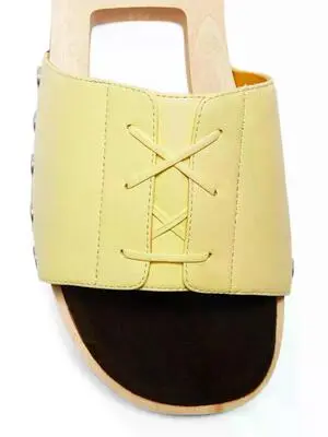 LILI CURIA Uma Lace-up Studded Sandals