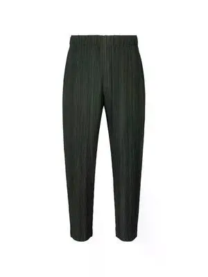 Issey Miyake Pleated Trousers - Green