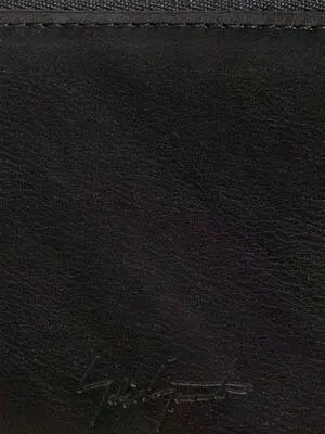 Yohji Yamamoto Logo-debossed Leather Wallet